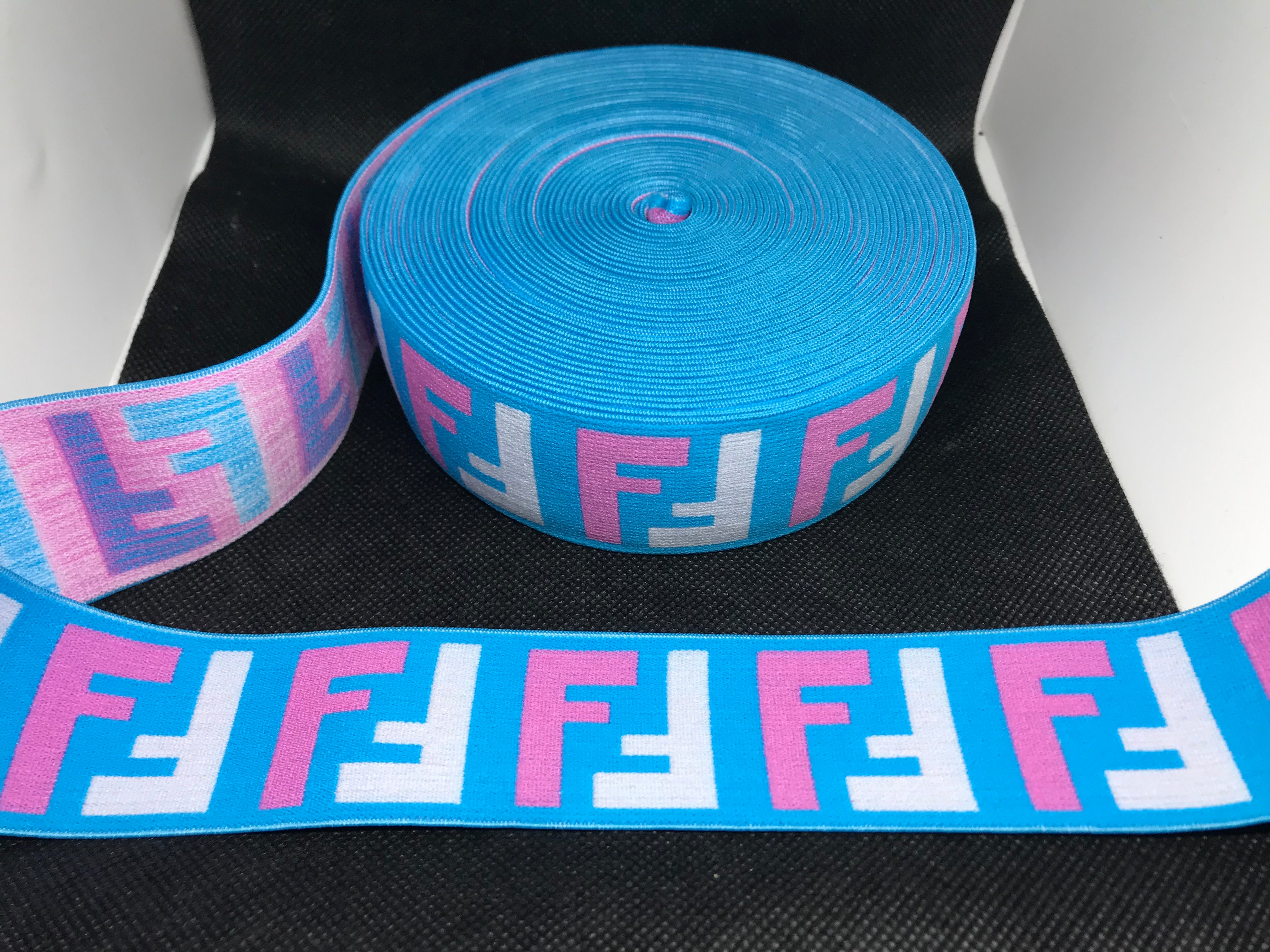 NO BULK DISCOUNTS - 10 Yard Roll 4cm F-1 Custom Designer Elastic Band ...